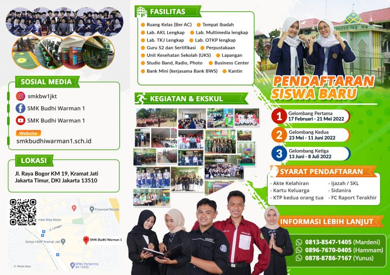 BROSUR PPDB 2022-2023 - SMK BUDHI WARMAN 1
